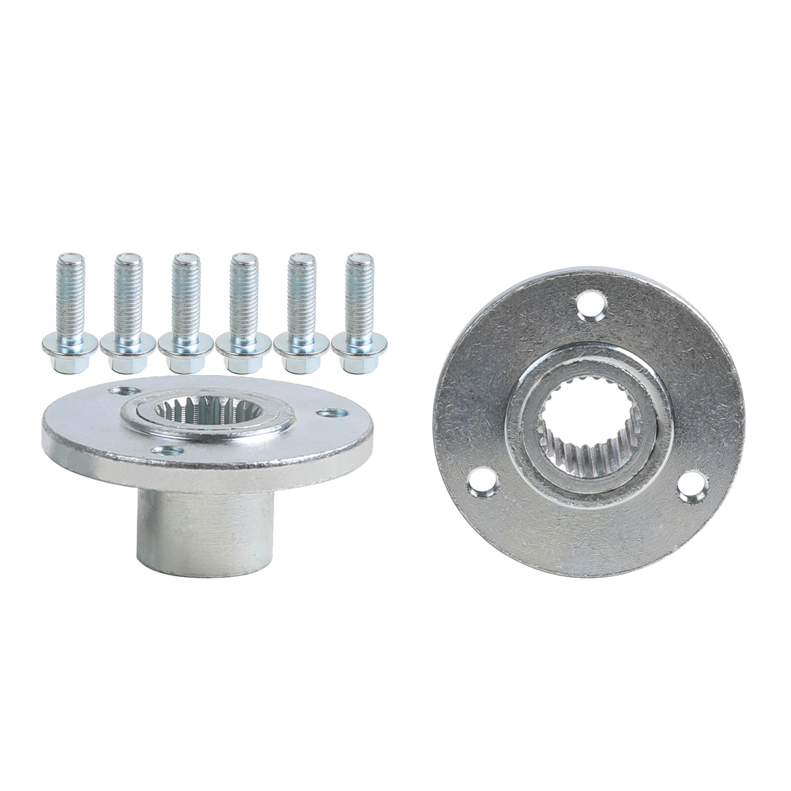 3 Stud 50mm 23T Spline Rear Axle Wheel Rim Hubs for 5" Go Kart Tire ...