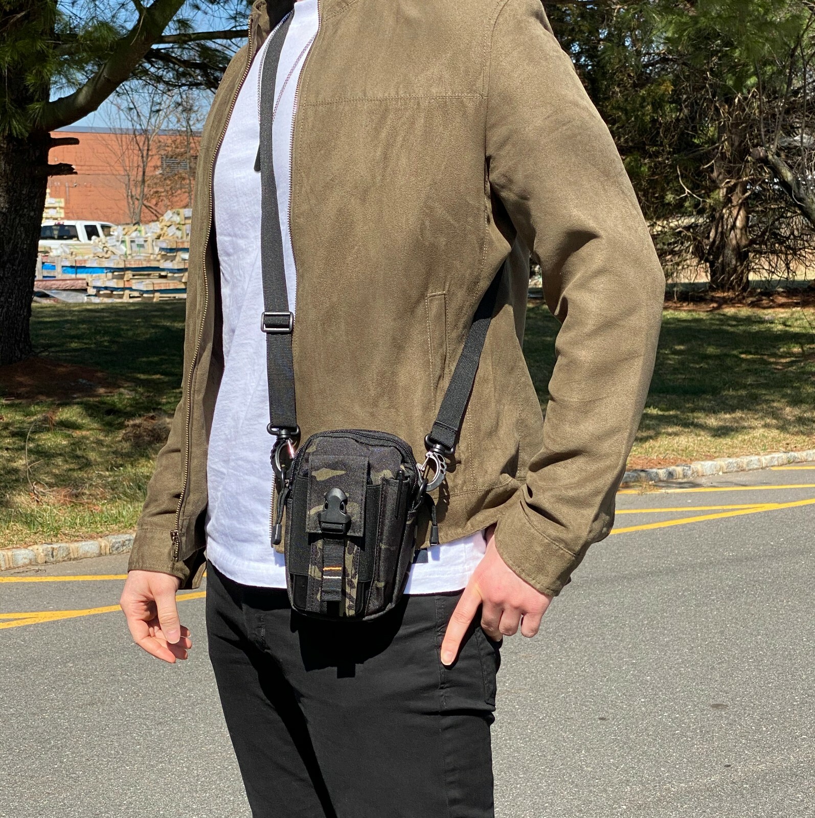 AGOZ Tactical MOLLE Pouch Accessory Bag Case for GoPro MAX Hero 11 10 9 ...