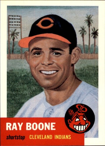 1991 Topps Archives - Ultimate 1953 Series - RAY BOONE, #25 - Cleveland ...