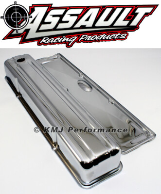 Chevy 235 Inline Straight 6 Cylinder Chrome Valve Cover w/ Side Plate ...