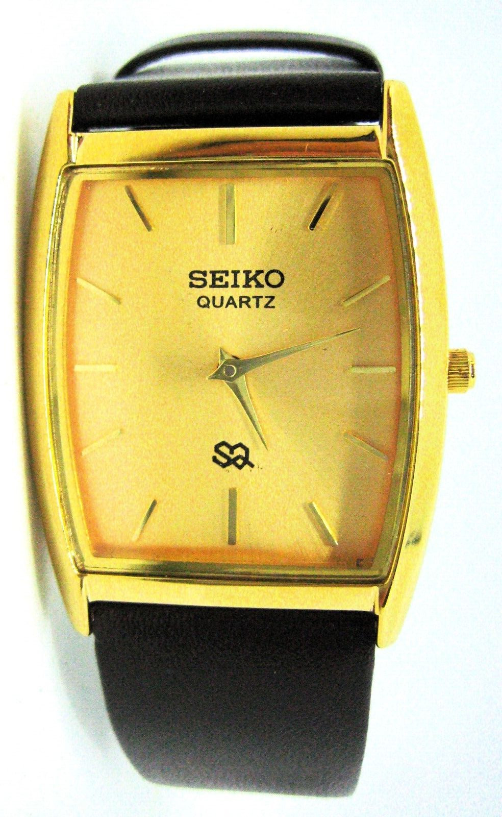 Seiko Quartz Slim Oval Men's Wrist Watch Simple Dial … - Gem