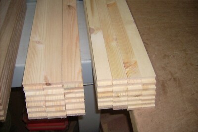 3x41mm Pine staircase handrail baserail replacement spindle infill ...