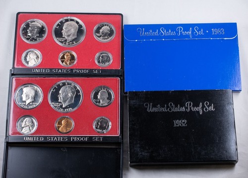 1973 1975 1982 1983 U.S. Mint Proof Sets Lot of 4 | eBay