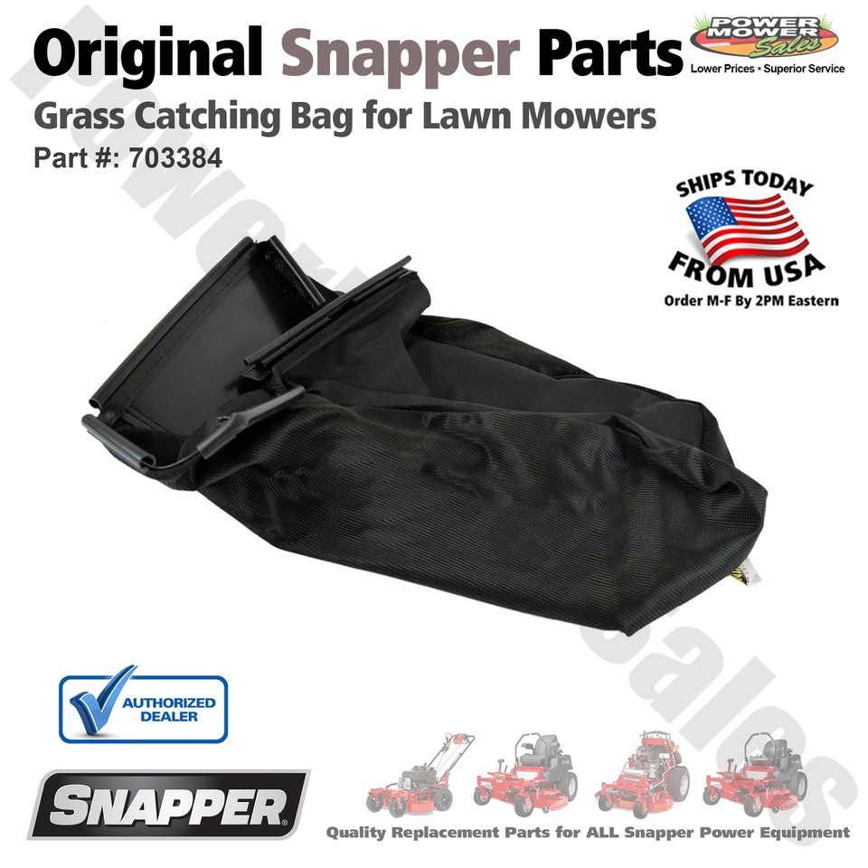 Genuine OEM Snapper Grass Catching Bag for Lawn Mowers / 7800923-00 / ...