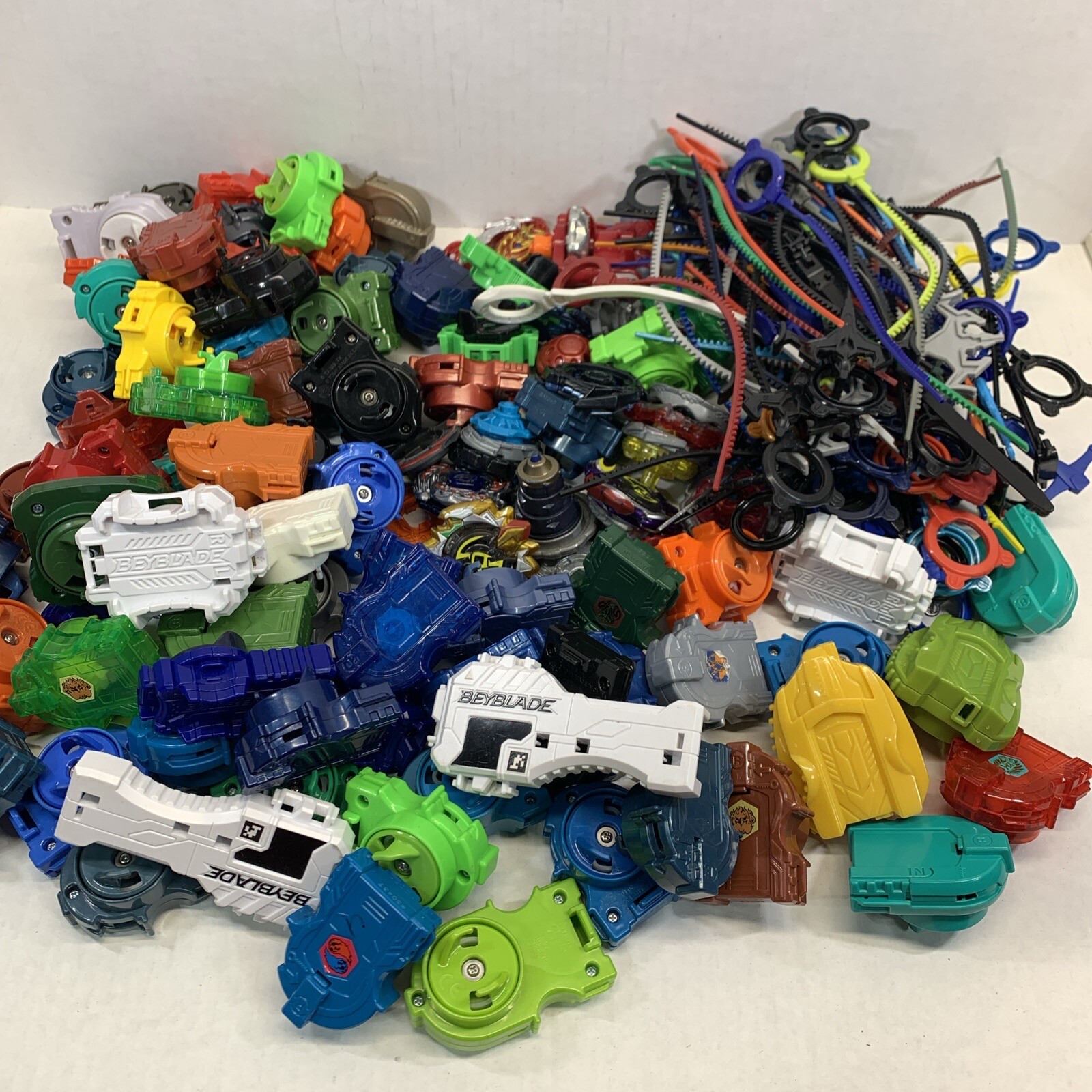 Over 6.5 lbs. Beyblade Lot Metal Fusion Burst Bakuten Shoot TAKARA TOMY