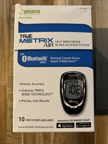 True Metrix Air Self Monitoring Blood Glucose Meter Bluetooth Smart | eBay