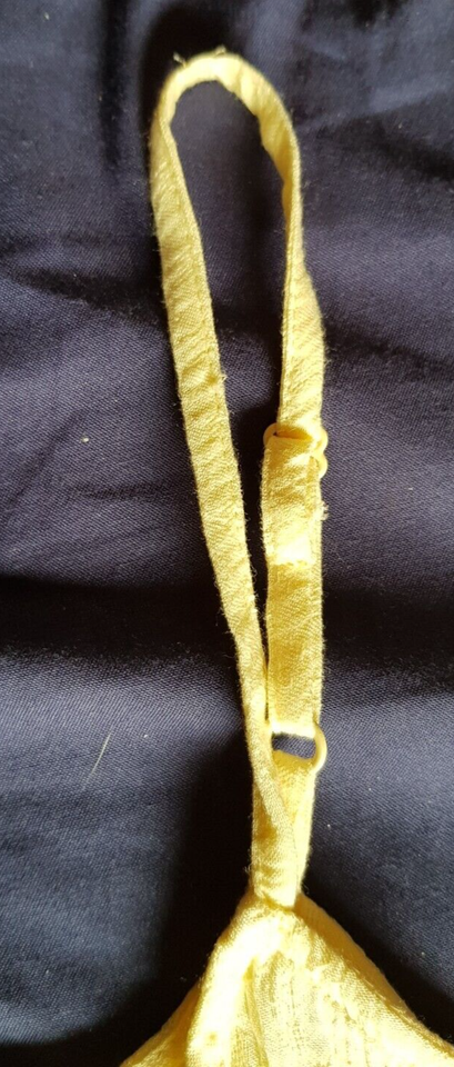American Eagle Light Yellow Crop top with Adj straps Size M NWOT | eBay UK