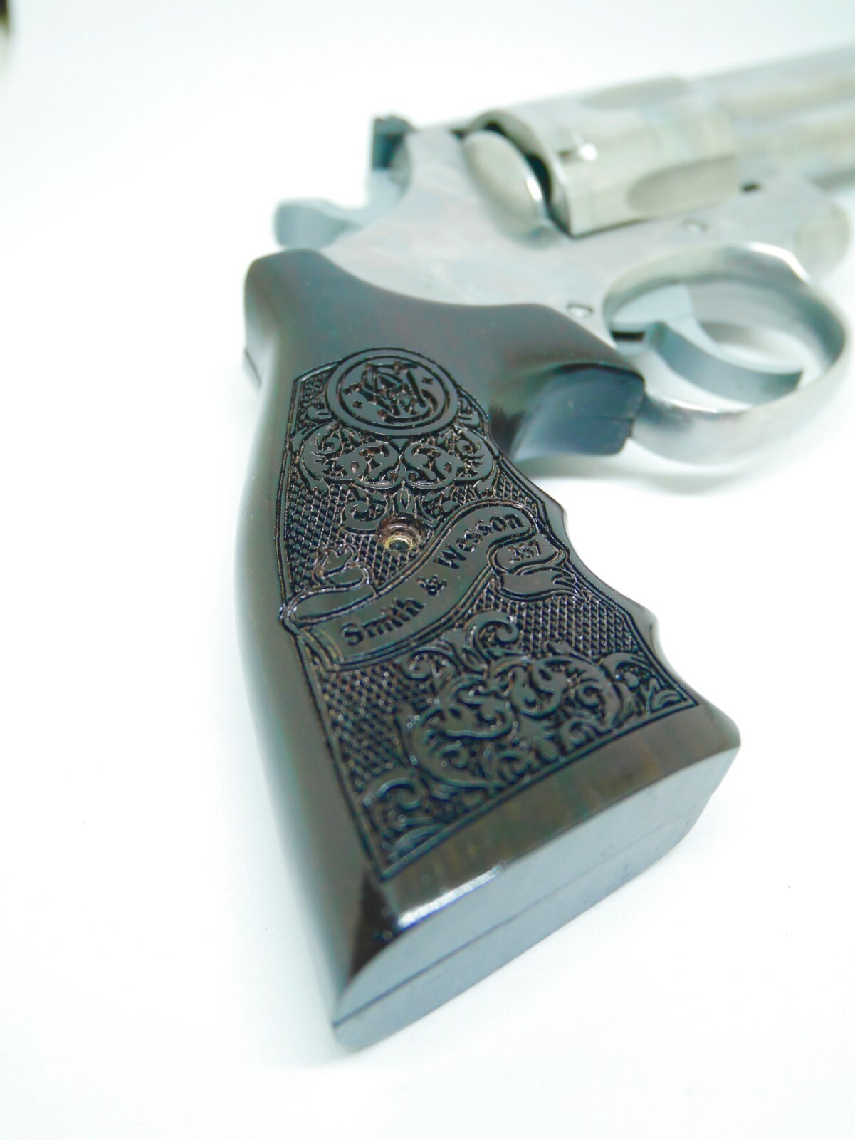 Solid rare wood Grips For S&W- K & L Frame Revolver | eBay