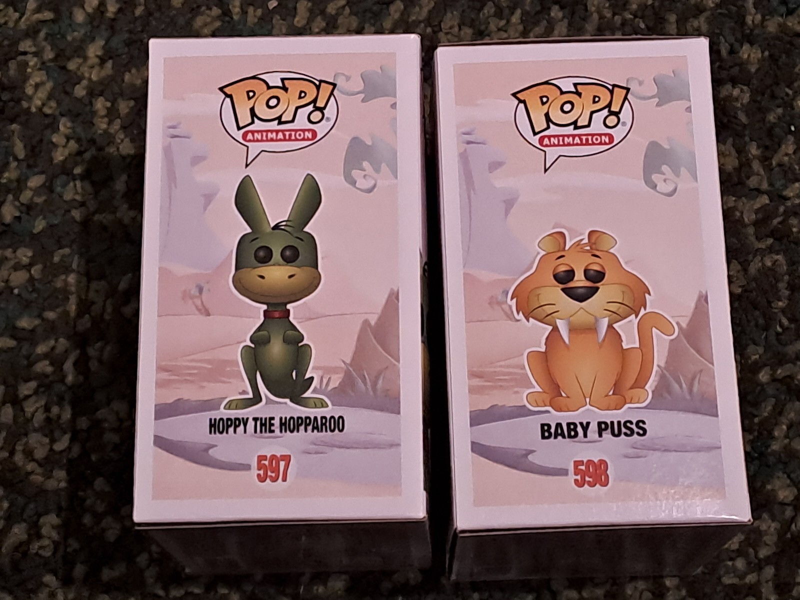 The Flintstones Funko Pop Bundle Hoppy The Hopparoo & Baby Puss SDCC ...