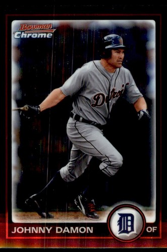 2010 BOWMAN CHROME JOHNNY DAMON DETROIT TIGERS #176 | eBay