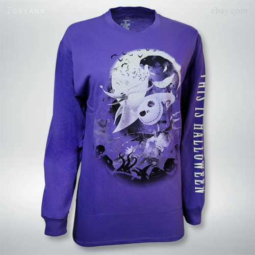The Nightmare Before Christmas Purple Long Sleeve Shirt | Dreams ...