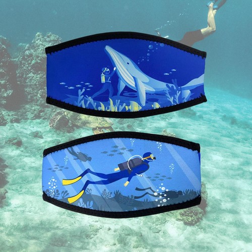 Neoprene Scuba Diving Mask Strap Cover Underwater Protect Long Hair ...