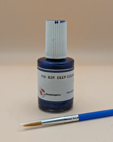 For KIA Code B2R Deep Ocean Blue Touch Up Paint + Free Fine Tipped ...
