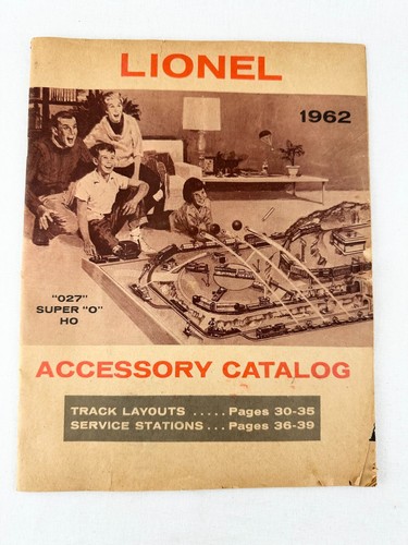 Lionel 1962 Accessory Catalog Track Layout Sets Model Railroad Original ...