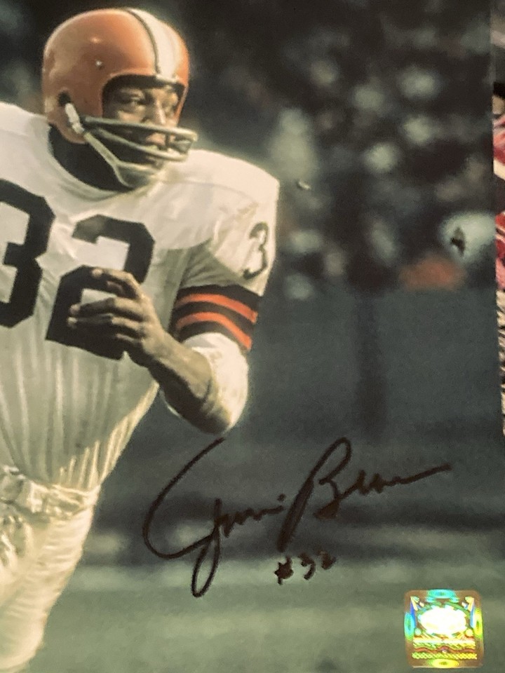 Jim Brown Autograph “Browns” Signed 8x10 Photo .HOF. W/COA | eBay