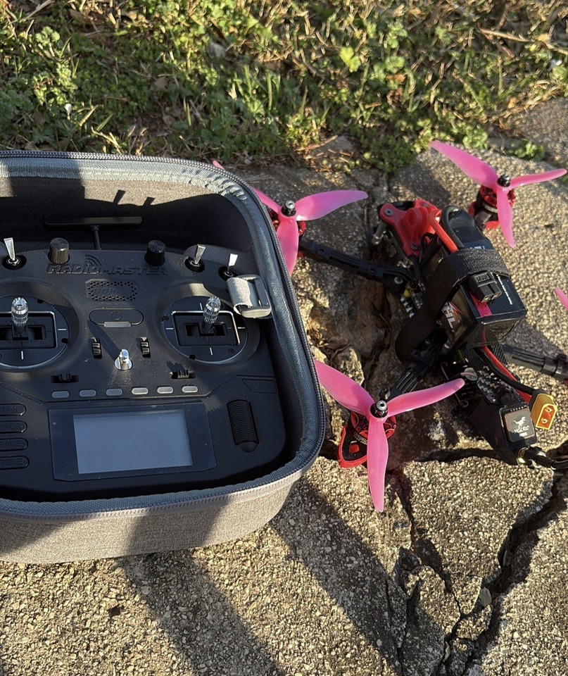 5” FPV Drone, analogue, ready to fly kit, FatShark Goggle and ...