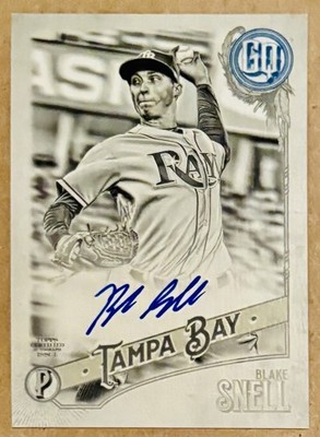 2018 Topps Gypsy Queen - Blake Snell Auto /50 Black & White #GQA-BS ...