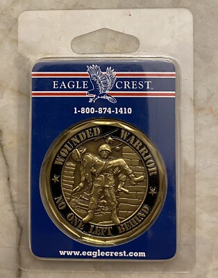 Military Wounded Warrior Challenge Coin No One Left Behind | eBay