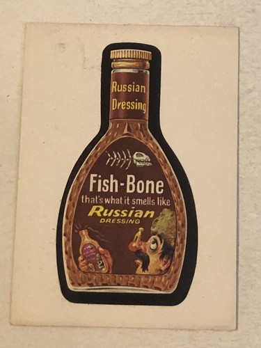 Fish Bone Dressing 1979 Wacky Packages Trading Card | eBay