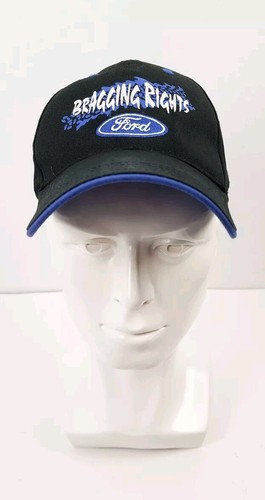 Vintage Ford Racing Hat Black Adjustable Back Ford Logo Bragging Rights ...