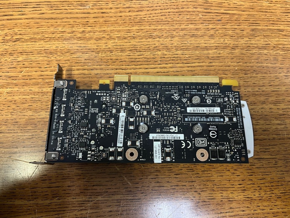Nvidia Quadro P620 2GB PCIe 4 x Mini DP Graphics Card HP P/N: L21968 ...