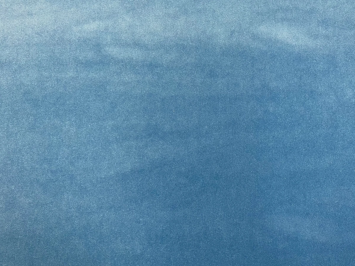 Light Blue Velvet Fabric