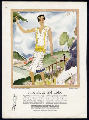 Flapper 1929 FASHION by Isabel De Nyse Conover Dress Ad Page ...