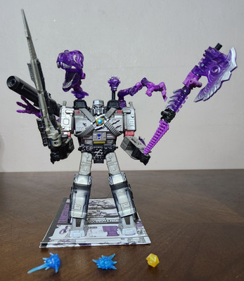 Hasbro Transformers Netflix WFC Series Trilogy Megatron with Skelivor ...