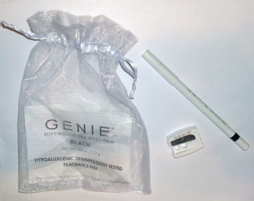 GENIE Beauty Superglide Gel Eyeliner with sharpener - Black - New | eBay