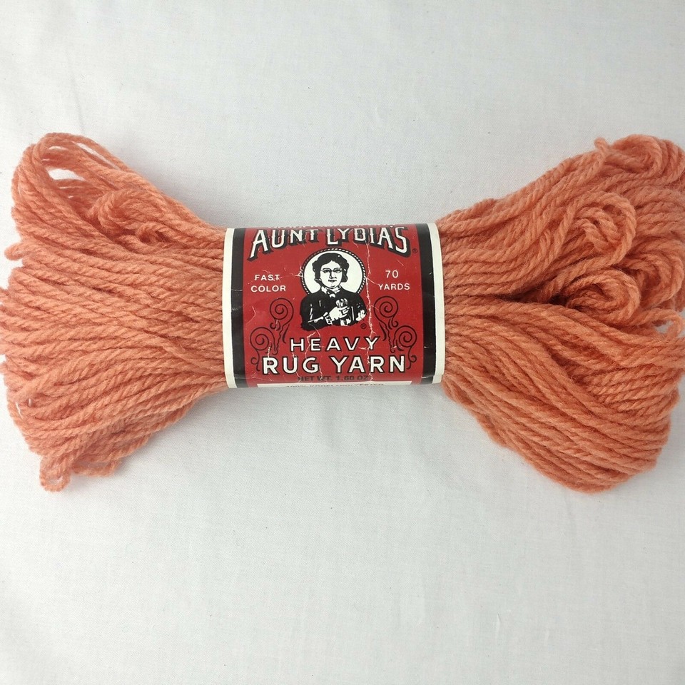 Aunt Lydias Heavy Rug Yarn 75 COLORS 60 70 210 Yd Skeins Polyester Vtg ...