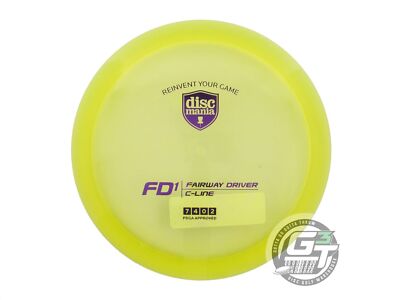 NEW DiscMania Originals C-Line FD1 171g Yellow Purple Foil Driver Golf ...