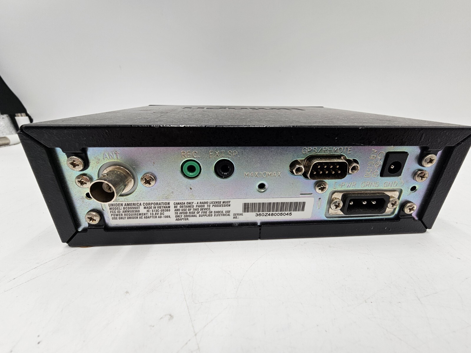 Uniden Bearcat BCD996XT Digital Mobile Scanner for sale online | eBay