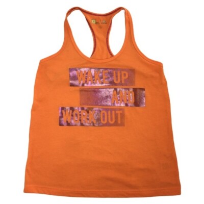 Xersion Orange Racerback Workout Tank Top Small | eBay