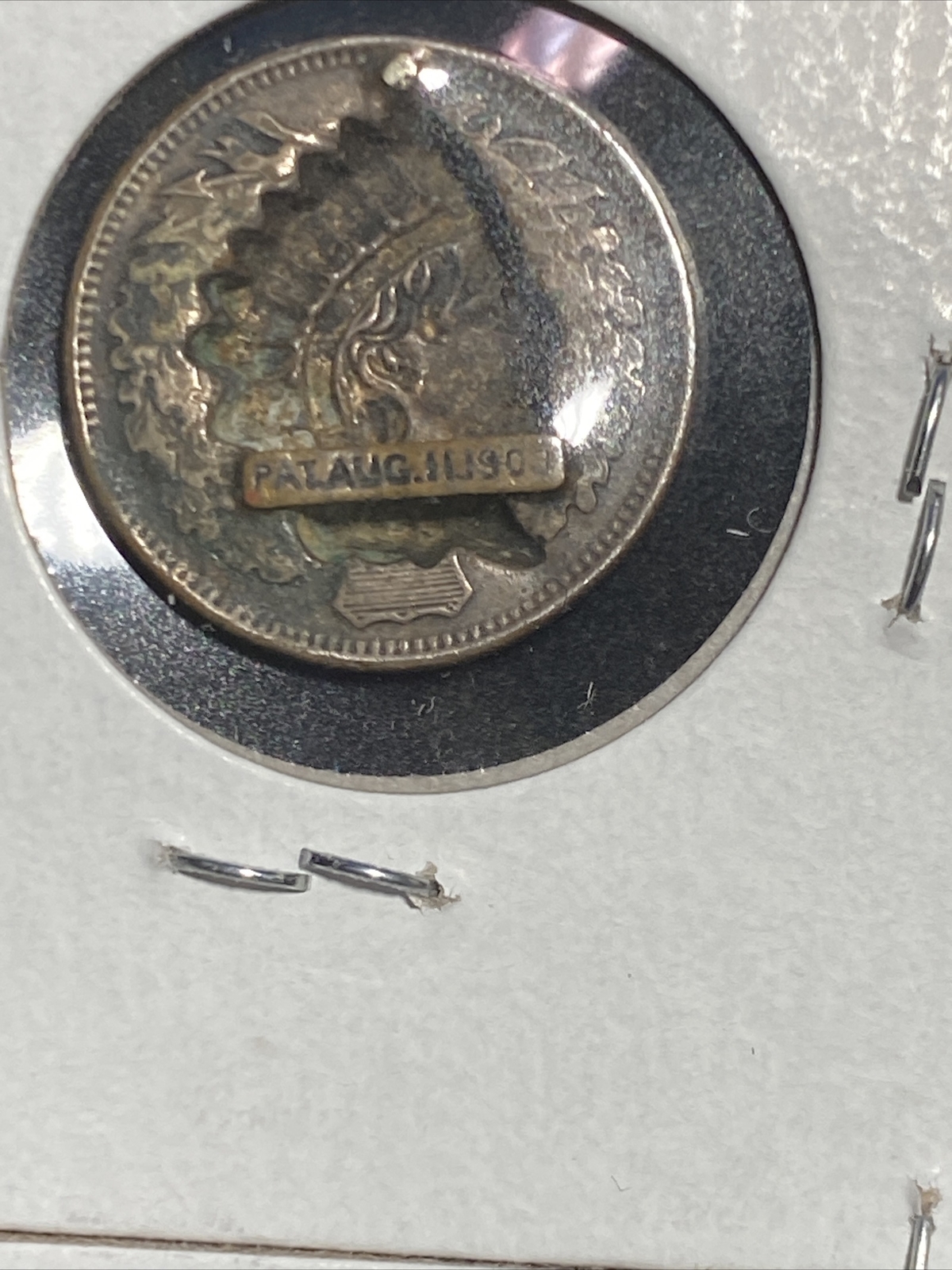 5 Pc Lot 1900s REPOUSSE / POP OUT COINS- 3 with 1904 patent bar | eBay