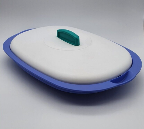 Tupperware Vintage 32cm x 21cm Microwave Serving Dish & Lid | eBay