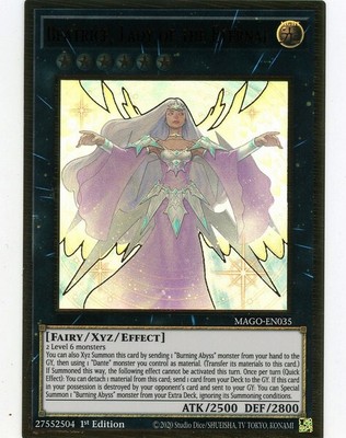 YGO MAGO-EN035 Gold Rare Beatrice, Lady of the Eternal MAGO-EN035 Yu-gi ...
