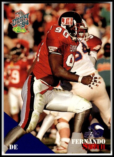 1994 Classic NFL Draft #34 Fernando Smith | eBay
