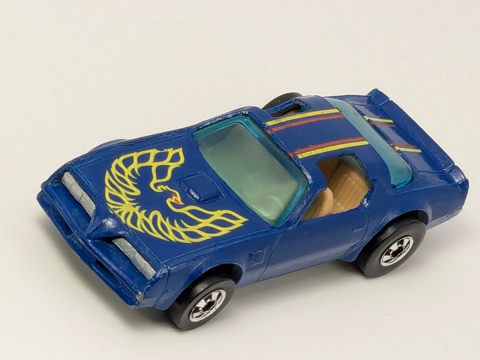 Vintage 1977 Hot Wheels Blackwall Hot Bird Rare Blue Pontiac Firebird ...