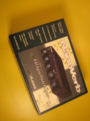 Alesis NanoVerb 18-Bit Digital Effects Processor w/ Alesis Power Supply ...