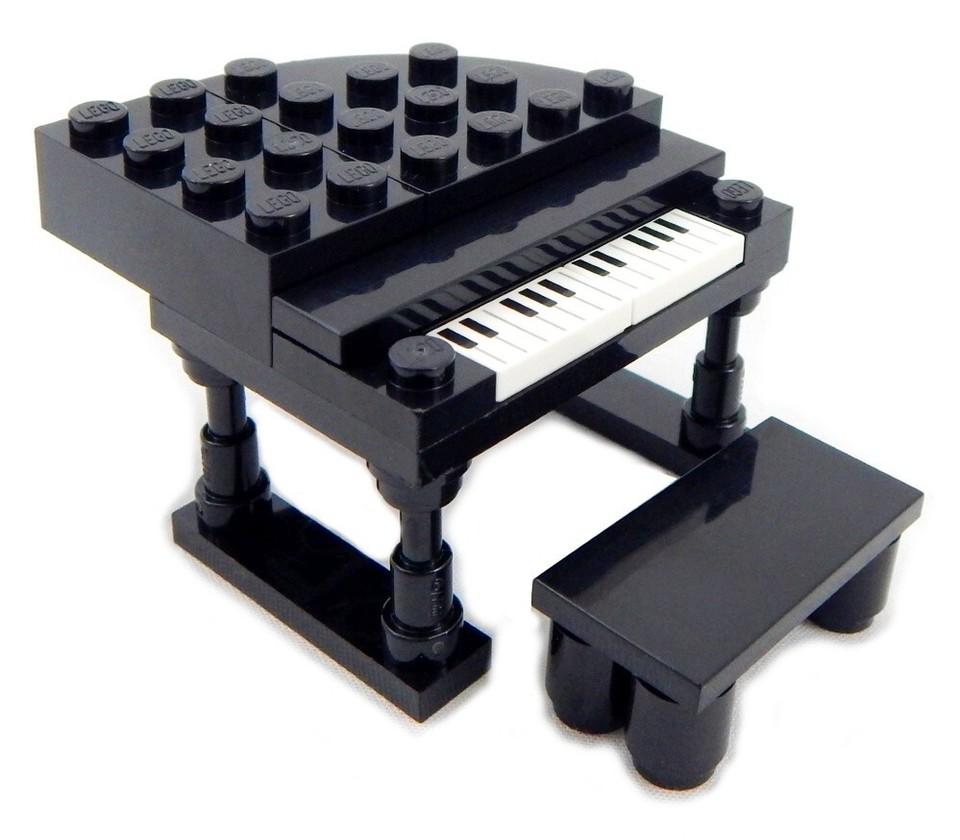 NEW LEGO PIANIST w/Grand Piano musical instrument jazz musician ...