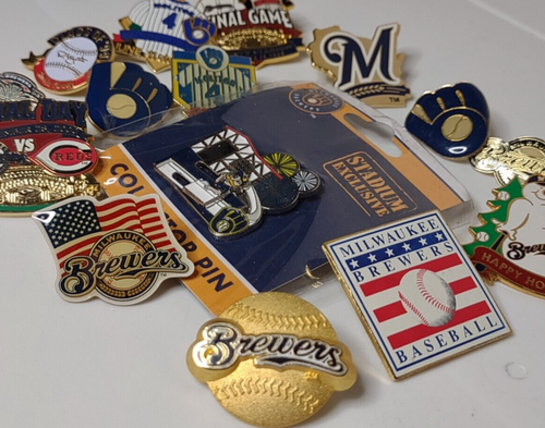 Lot Of 15 Milwaukee Brewers Pins MLB Collection Lot | eBay