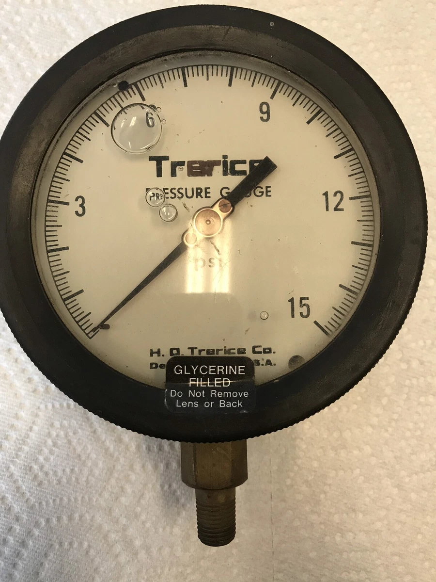 TRERICE 0-100 PSI PRESSURE GAUGE 316SS MODEL NO 450 SS, 46% OFF