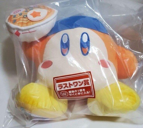 Ichiban Kuji Kirby Waddle Dee Plush Doll Ramen Noodle Lastone 25cm New ...