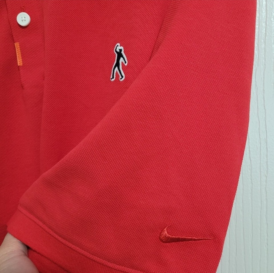 Nike Tiger Woods TW Fist Pump Logo Masters Red Polo Shirt DC0347-657 ...