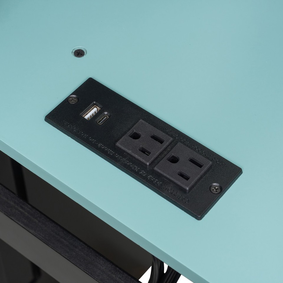 Full Size Wood Bunk Bed w Height-adjustable Desk, Wardrobe, Ample ...