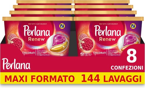 Perlana Renew Caps Colorati,detersivo lavatrice capsule,formula 3in1 ...