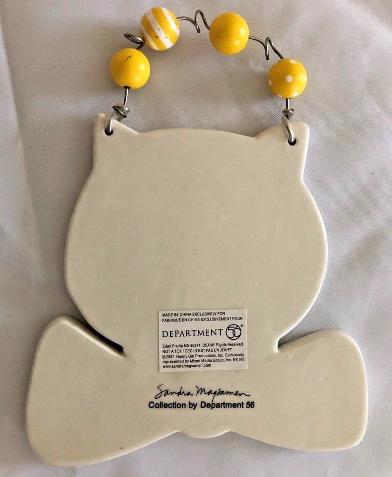 Pink 5.5X5.5" Dept 56 Magsamen Wall Sign: You Tickle Me Pink | eBay