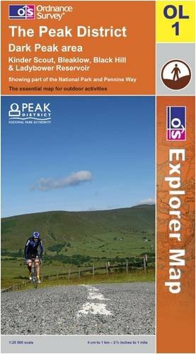 The Peak District: Dark Peak Area (OS Explorer Map by Ordnance Survey ...