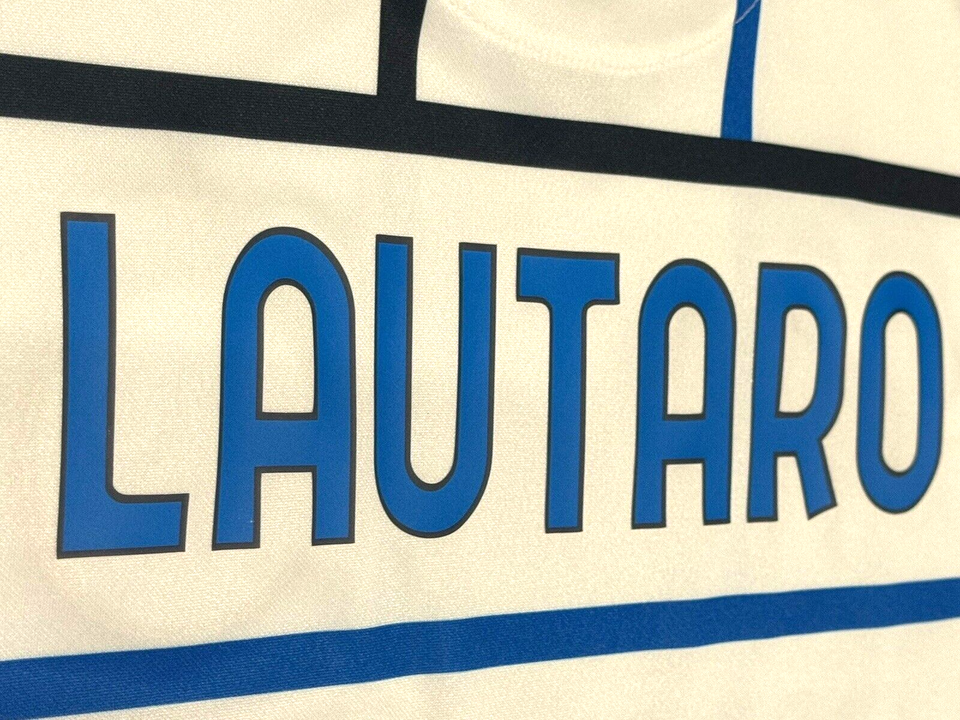 2020/21 Inter Milan Away Jersey #10 Lautaro Martinez Medium Nike Champions NEW | eBay