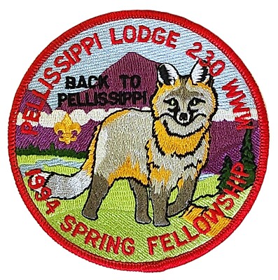 Lodge 230 Pellissippi eR1994-1 Spring Fellowship Pocket Patch OA BSA | eBay